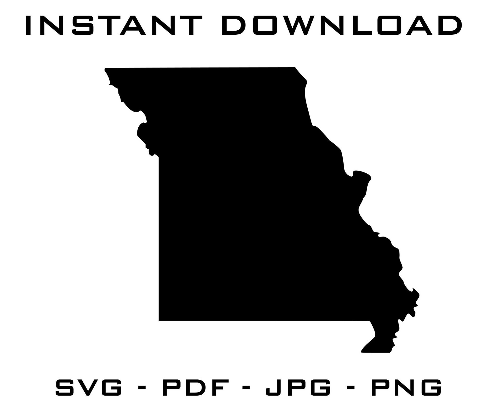 Missouri SVG Missouri cut files Missouri Cricut Missouri | Etsy