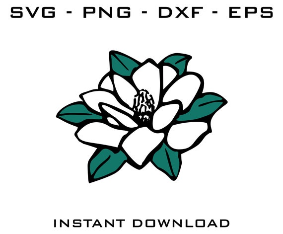 Magnolia SVG Magnolia Cut Files Magnolia Cricut Magnolia | Etsy