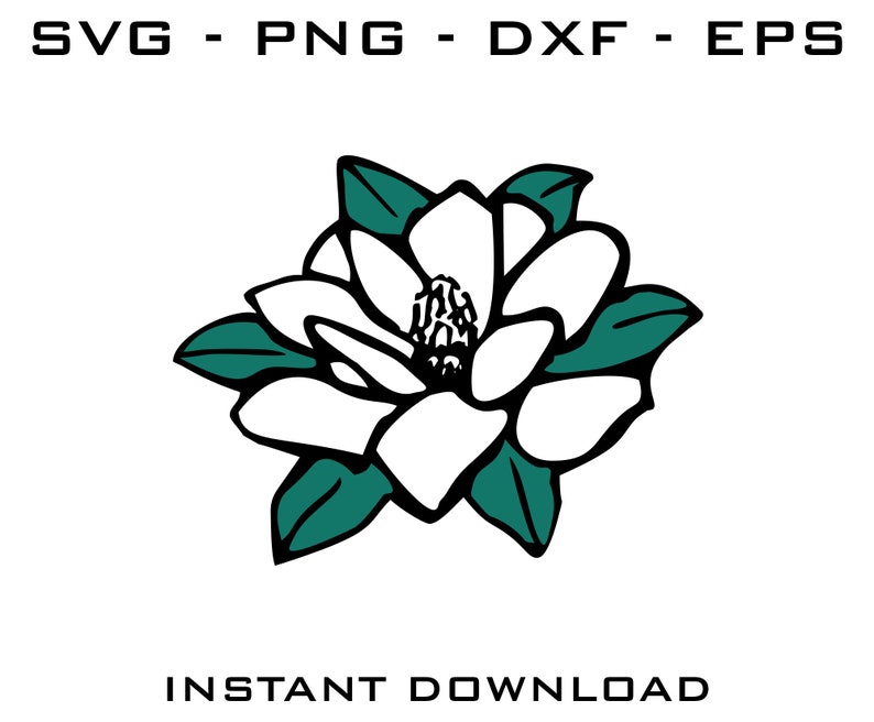 Magnolia SVG - Magnolia Cut Files - Magnolia Cricut - Magnolia ...