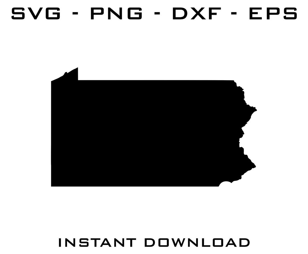 Pennsylvania SVG - Pennsylvania Cut Files - Pennsylvania Cricut ...