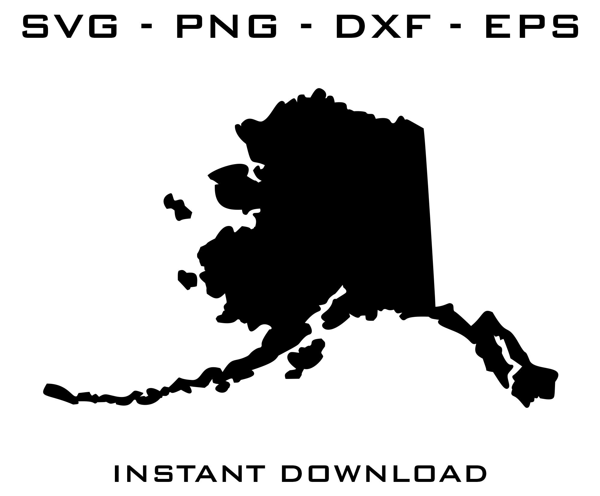 Alaska SVG - Alaska Cut Files - Alaska Cricut - Alaska Silhouette ...