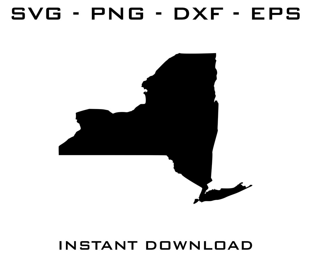 New York State SVG - New York State Cut Files - New York State Cricut ...