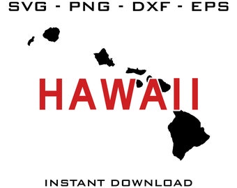 Hawaii SVG Hawaii Cut Files Hawaii Cricut Hawaii - Etsy