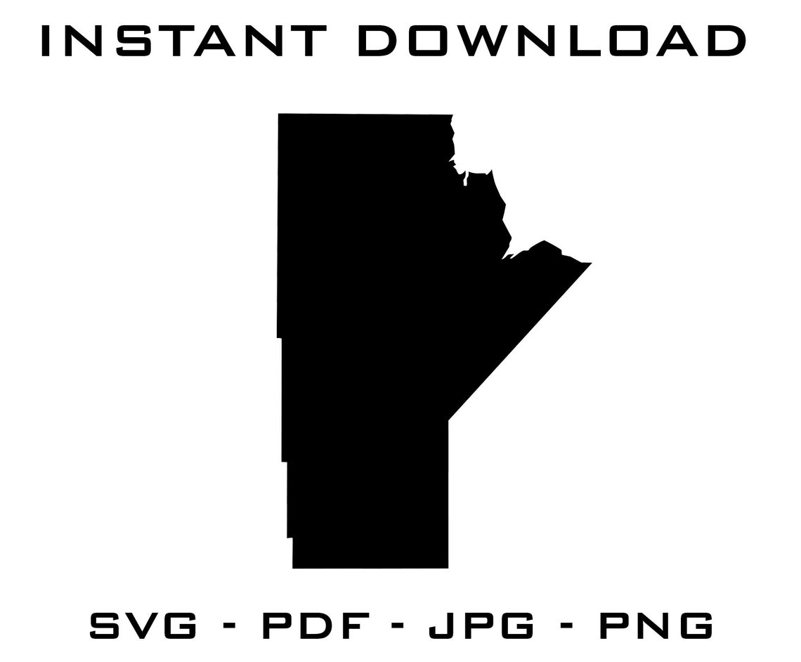 Manitoba Canada SVG Manitoba Canada Cut Files Manitoba | Etsy