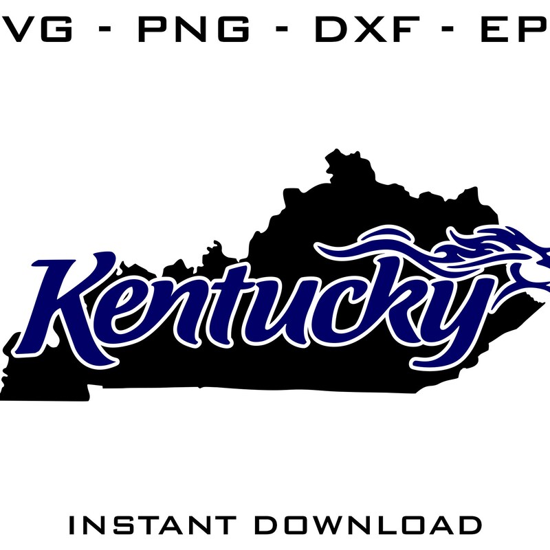 Kentucky Silhouette - Etsy