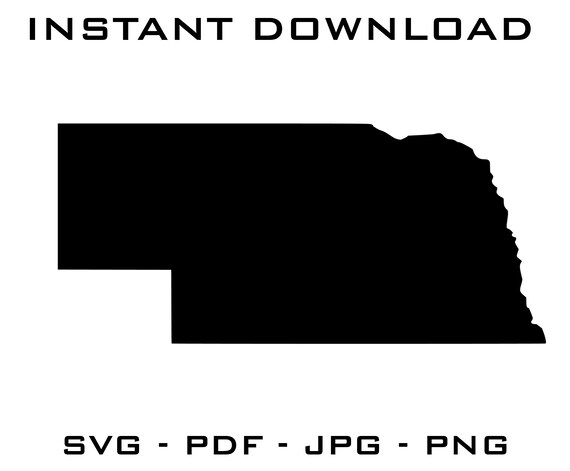 Nebraska SVG Nebraska Cut Files Nebraska Cricut Nebraska | Etsy