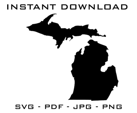 Michigan SVG Michigan cut files Michigan Cricut Michigan | Etsy