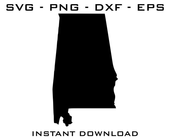 Alabama SVG Alabama Cut Files Alabama Cricut Alabama | Etsy