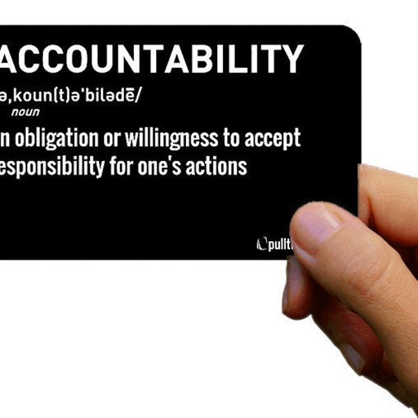 Accountability - Etsy