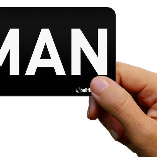 The Man Card PERSONALISED Bottle Opener Business Card Size - Etsy