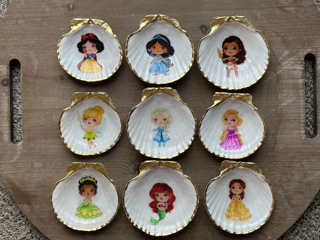 Disney Trinket Dish, Disney Gift for Girl, Princess Ring Dish, Princess ...