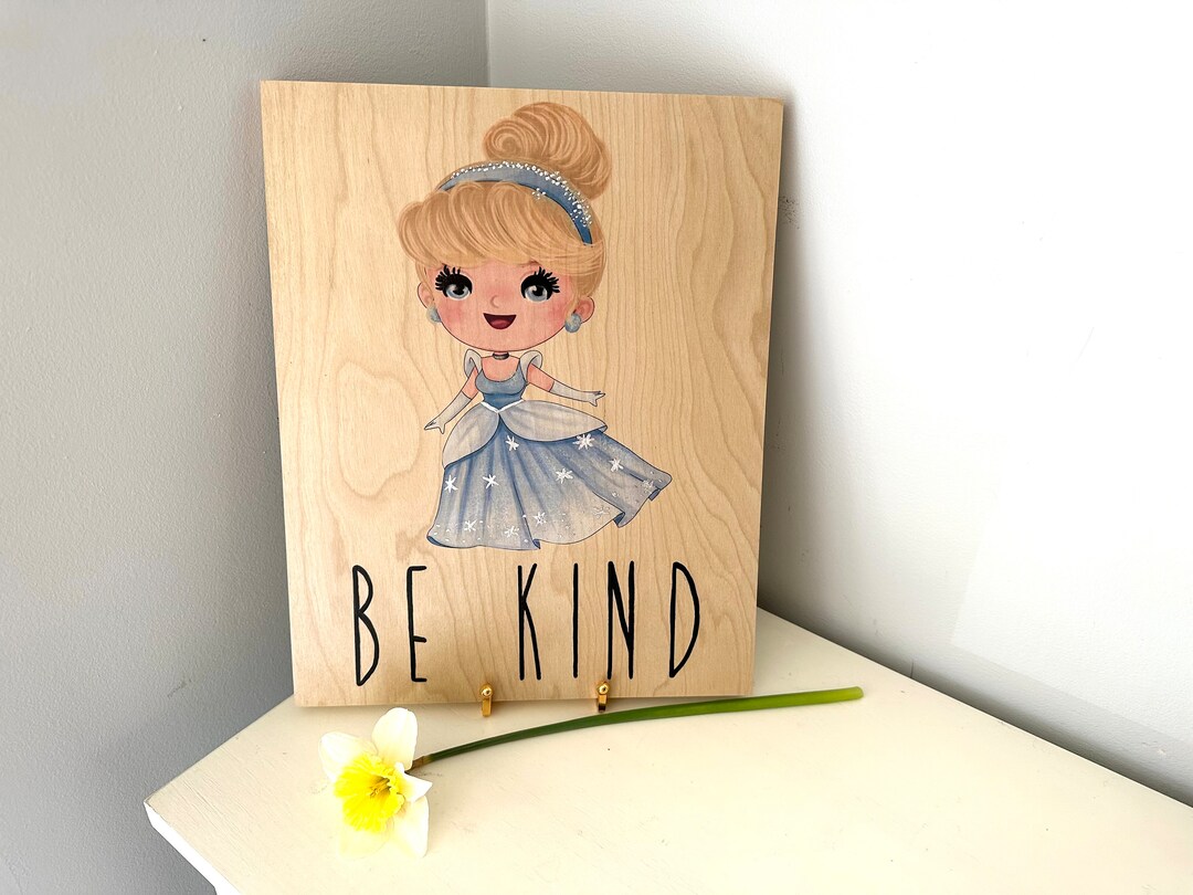 Cinderella Sign, Cinderella Wall Art, Cinderella Wall Decor, Princess ...