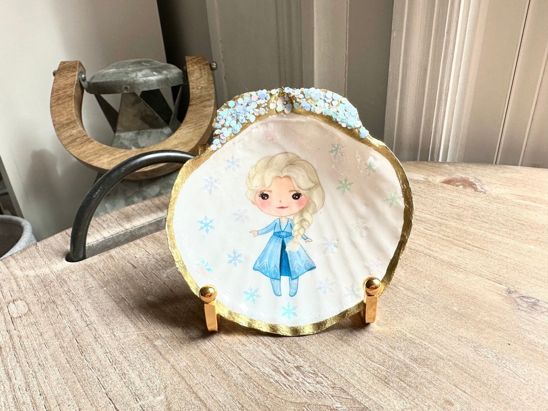 Elsa Glitter Shell, Elsa Glitter Ring Dish, Elsa Glitter Gift, Elsa ...