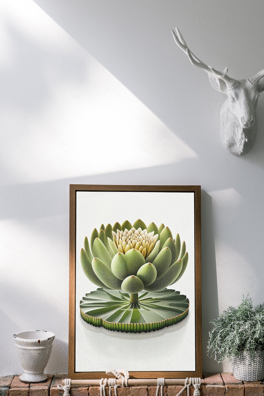 Victoria Amazonica Botanical Print | Printable Wall Art | Tropical ...