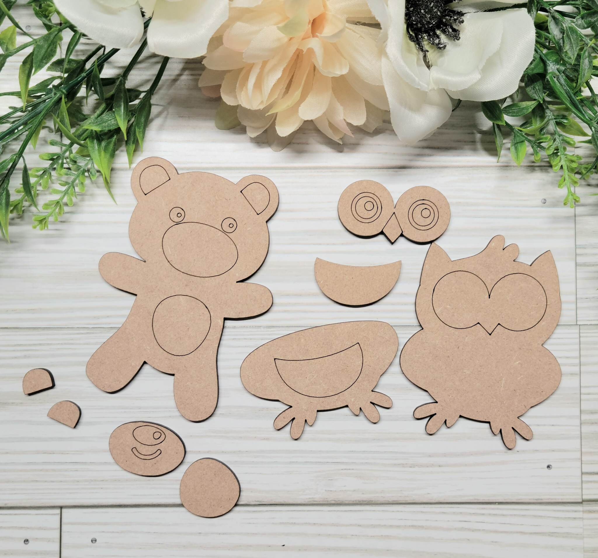 Woodland Critters Craft Kit - Etsy