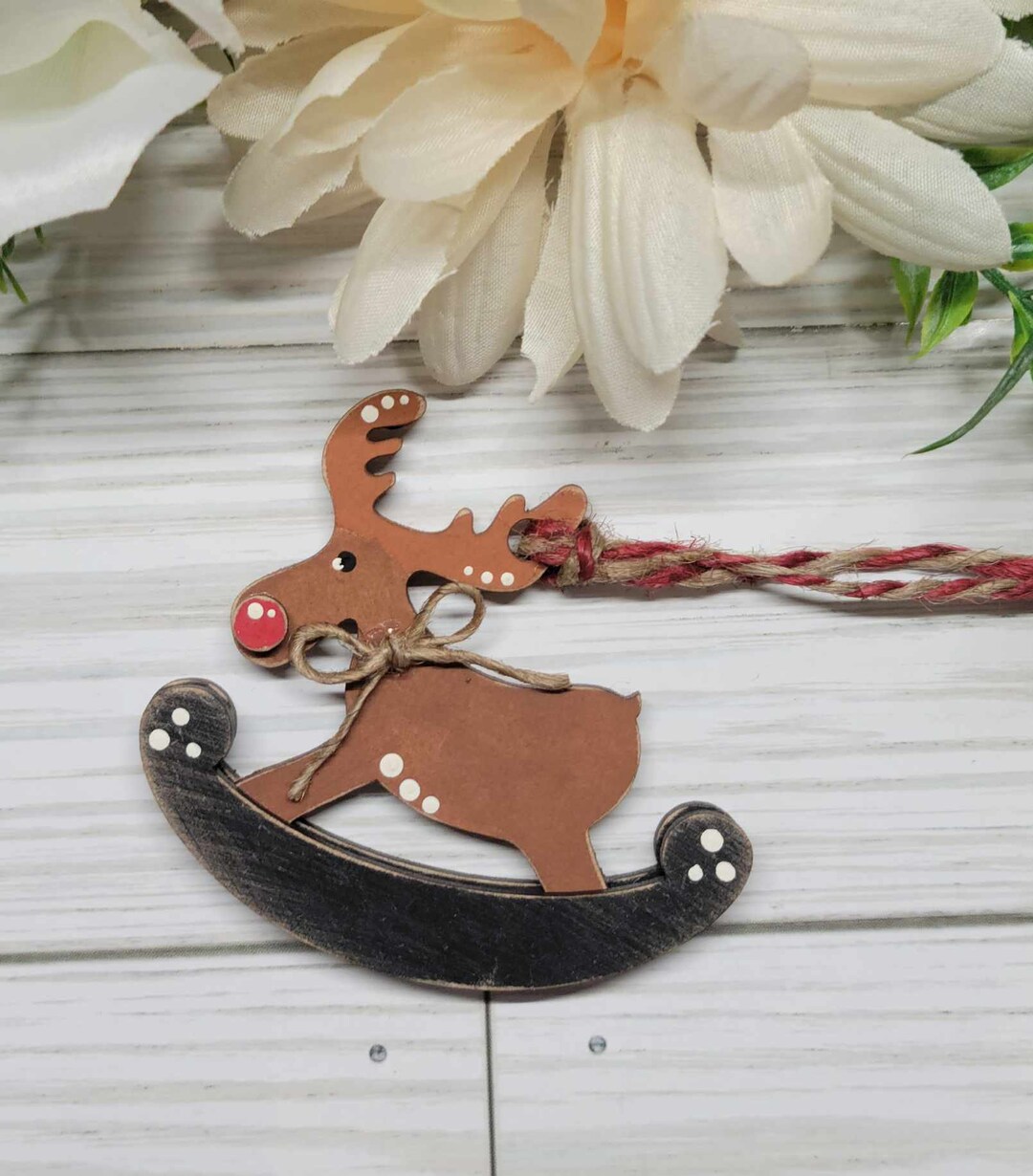 Rocking Rudolph Craft Kits - Etsy