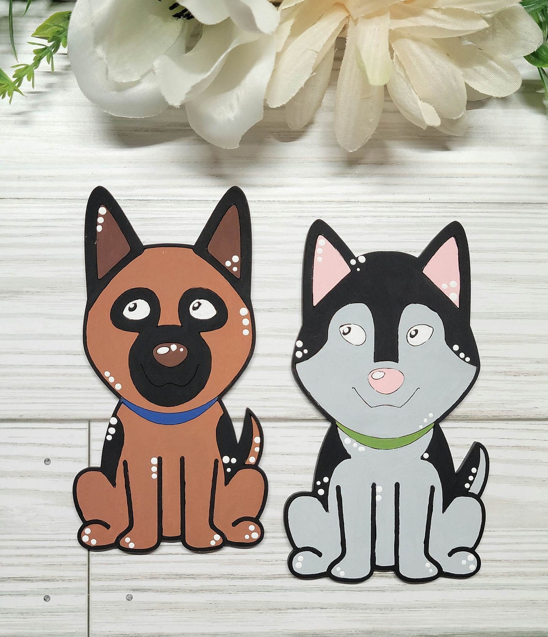 Mini Husky and German Shepard Craft Kit - Etsy
