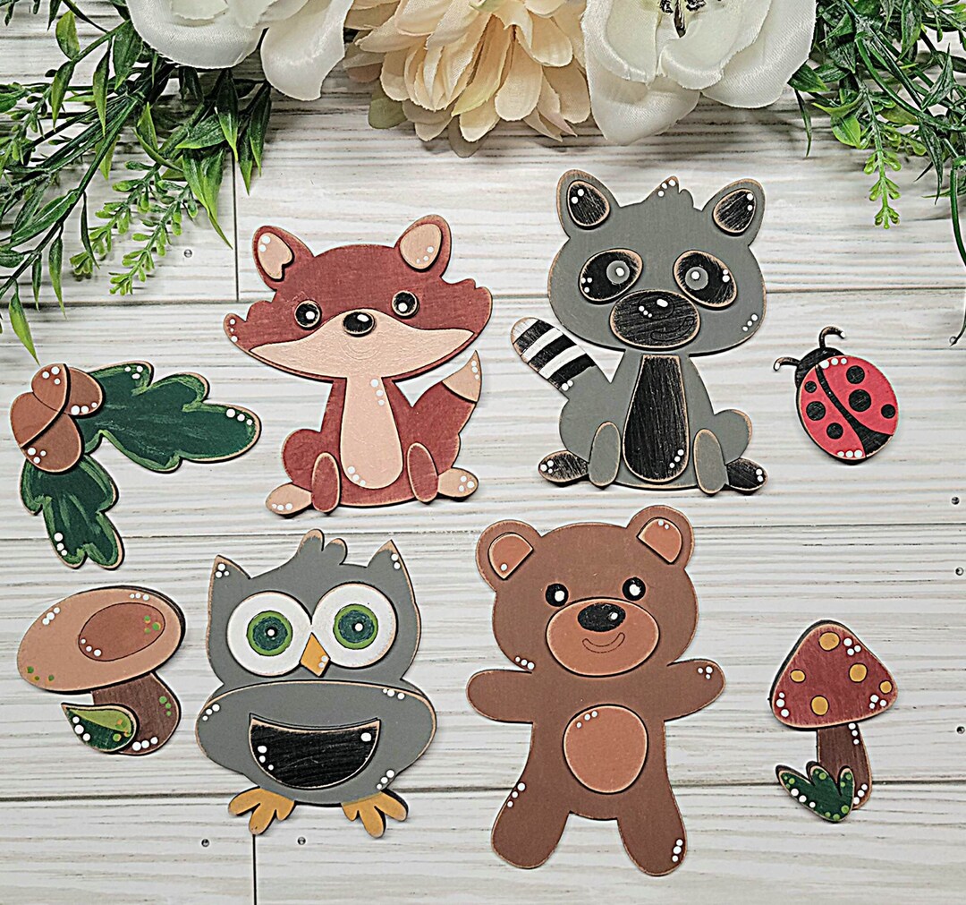 Woodland Critters Craft Kit - Etsy
