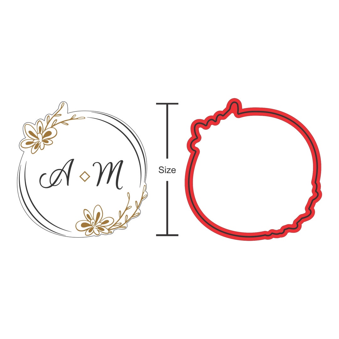 Wedding Monogram Cookie Cutter - Etsy