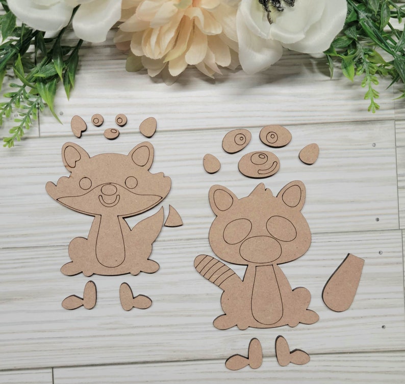 Woodland Critters Craft Kit - Etsy