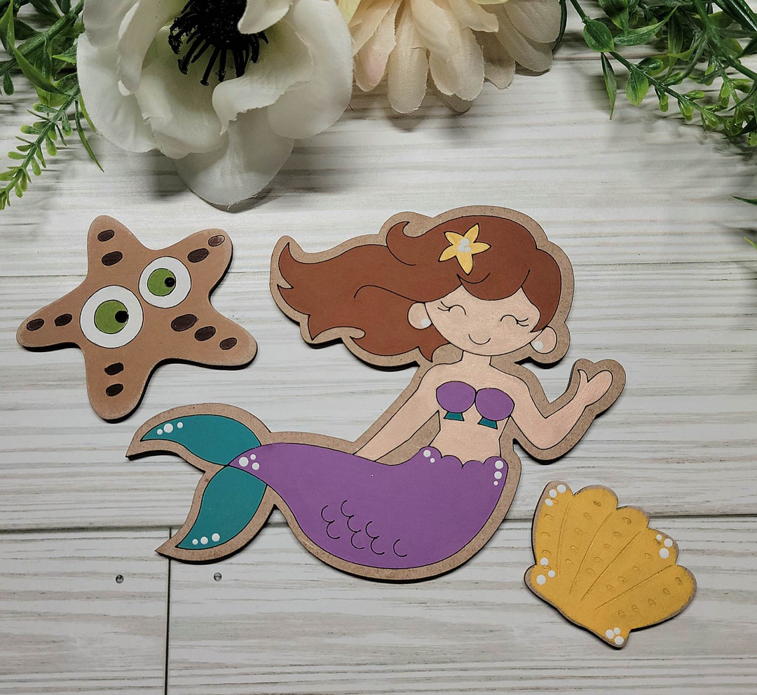 Mini Mermaid Craft Kit - Etsy