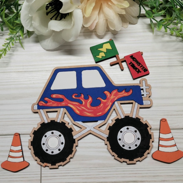 Monster Truck Painting Kit - Etsy