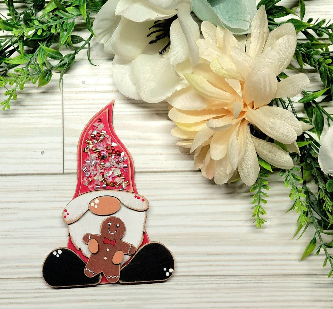 Gingerbread Man Gnome Craft Kit - Etsy
