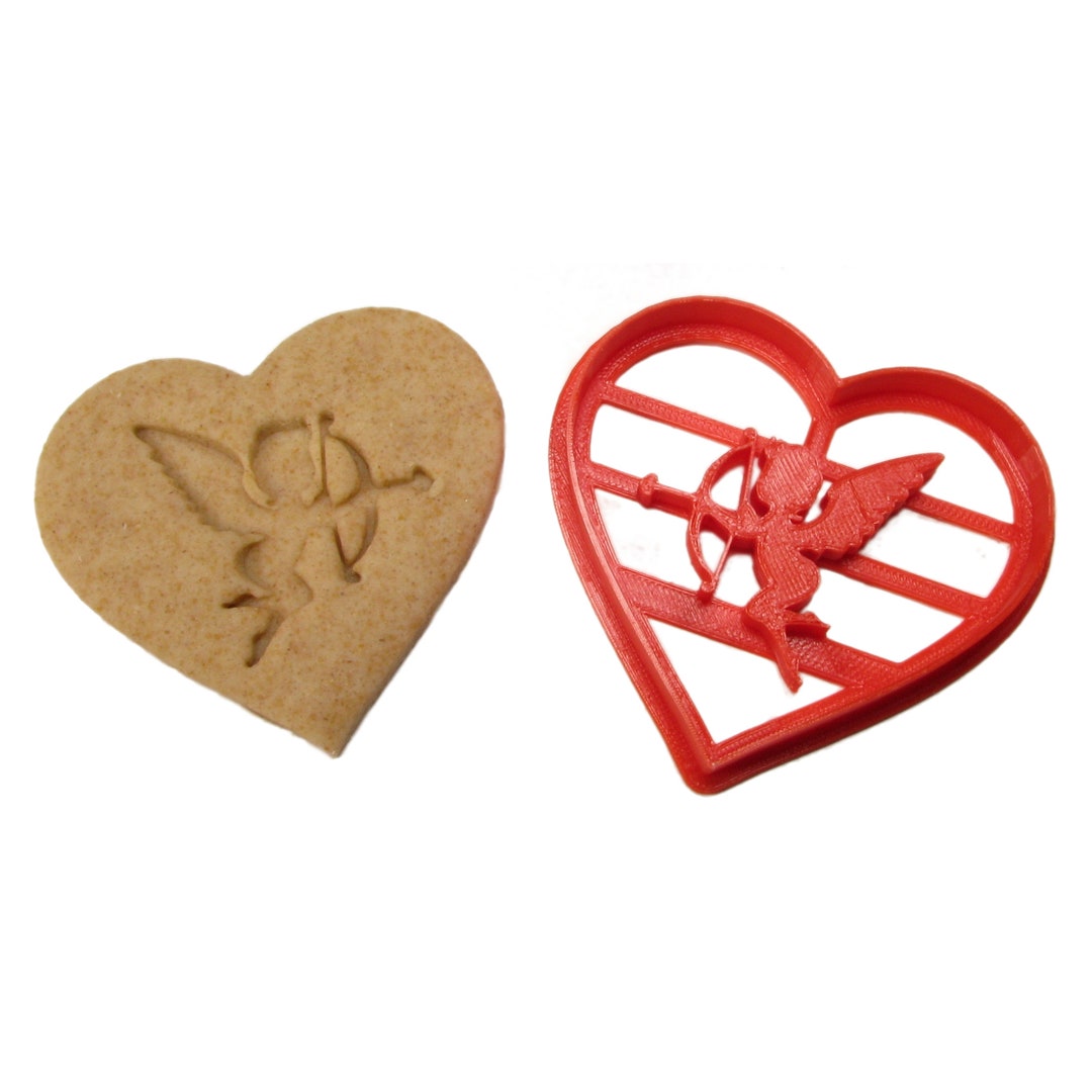 Cupid Heart Cookie Cutter - Etsy