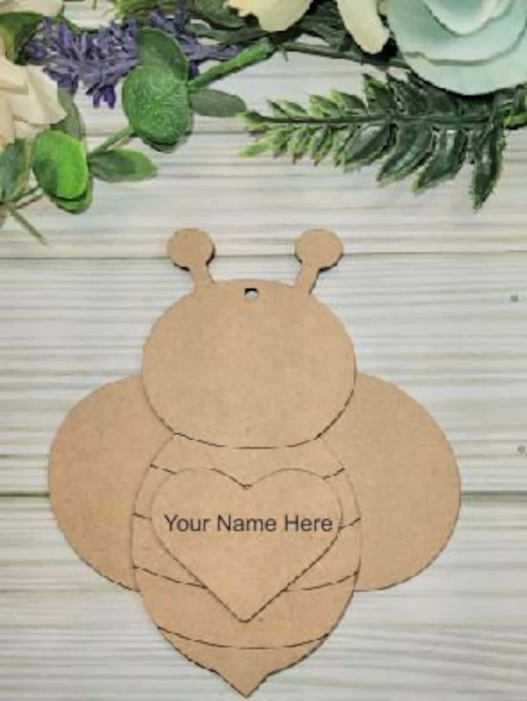 Bee Name Tag Craft Kit - Etsy