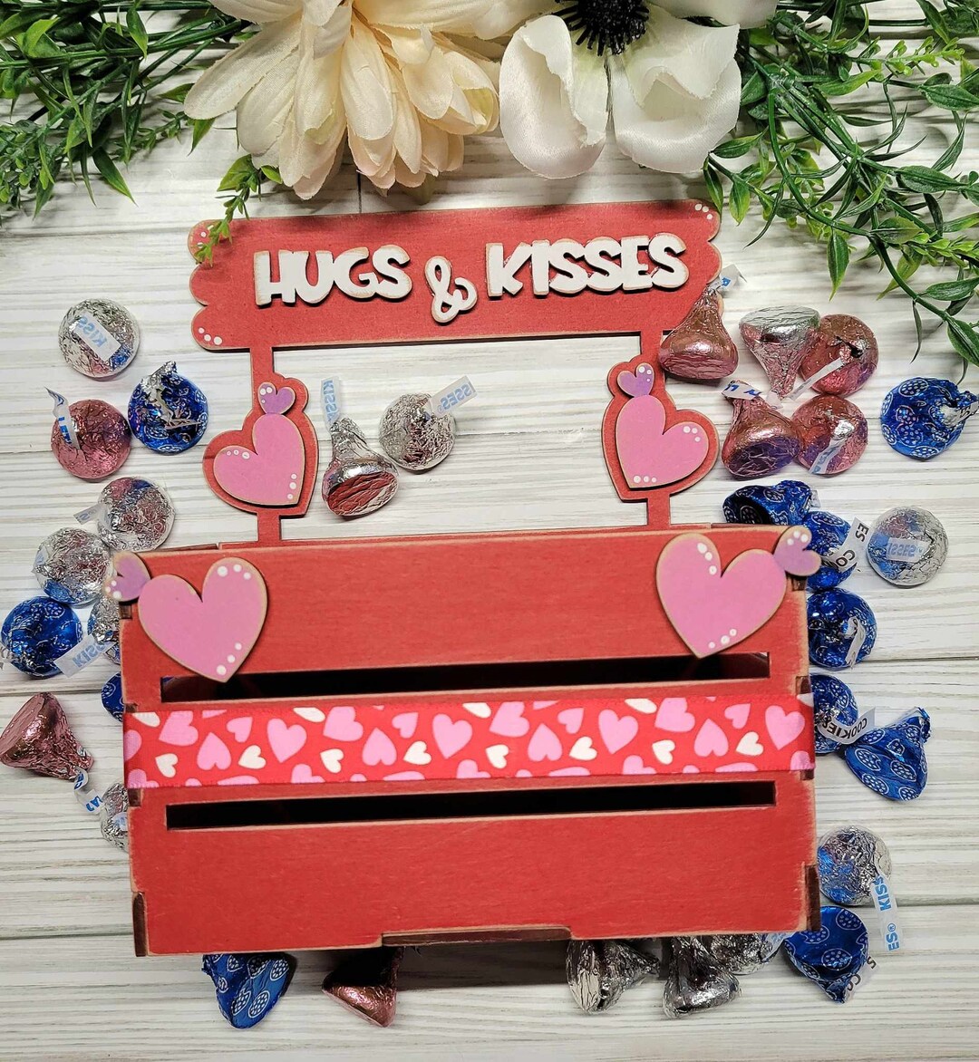 Hugs & Kisses Candy Crate Craft Kit - Etsy