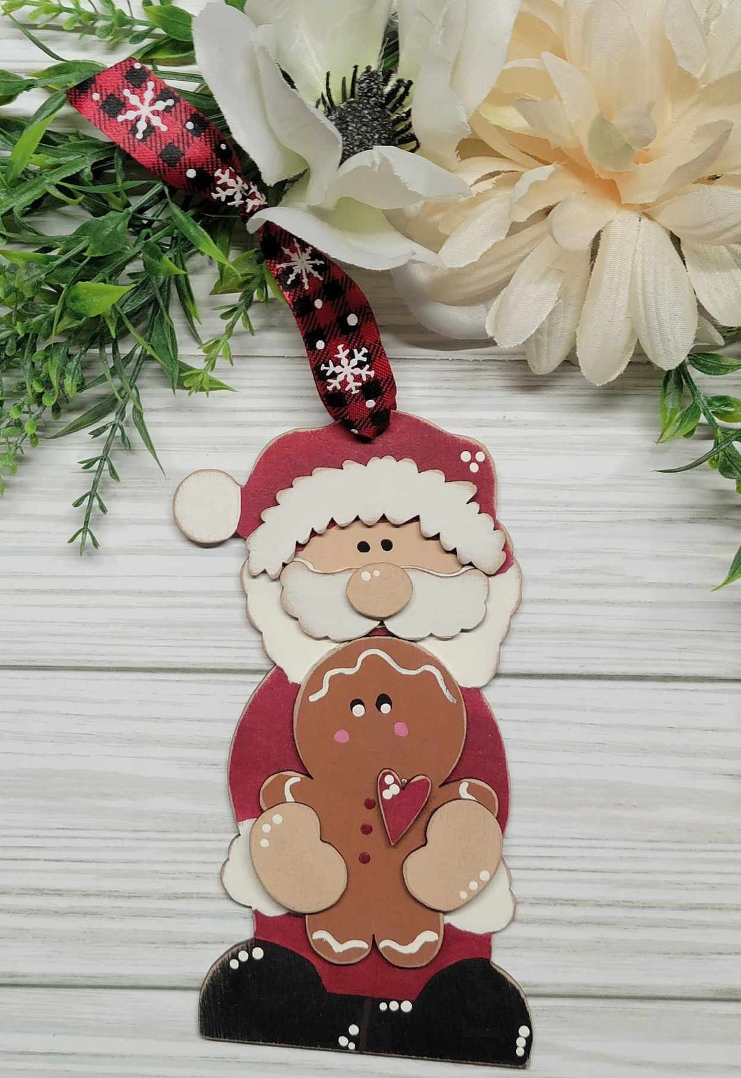 Santa and Gingerbread Man Craft Kits - Etsy
