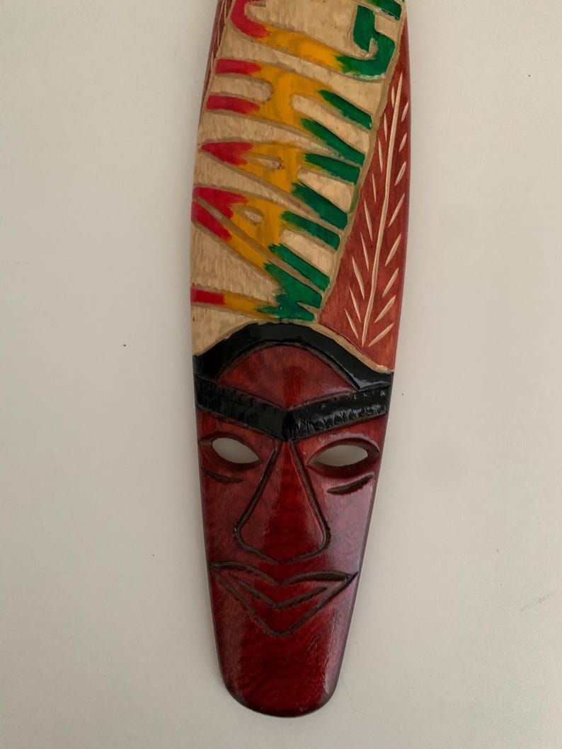 Hand Carved Mask Made in Jamaica - Etsy