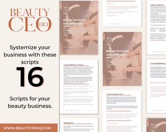 Esthetician Business Plan Template - Etsy