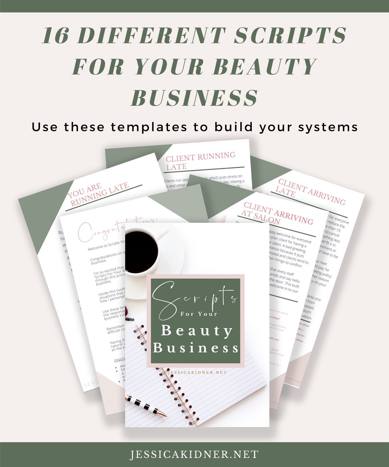 Esthetician Beauty Salon Business Script Templates | Etsy