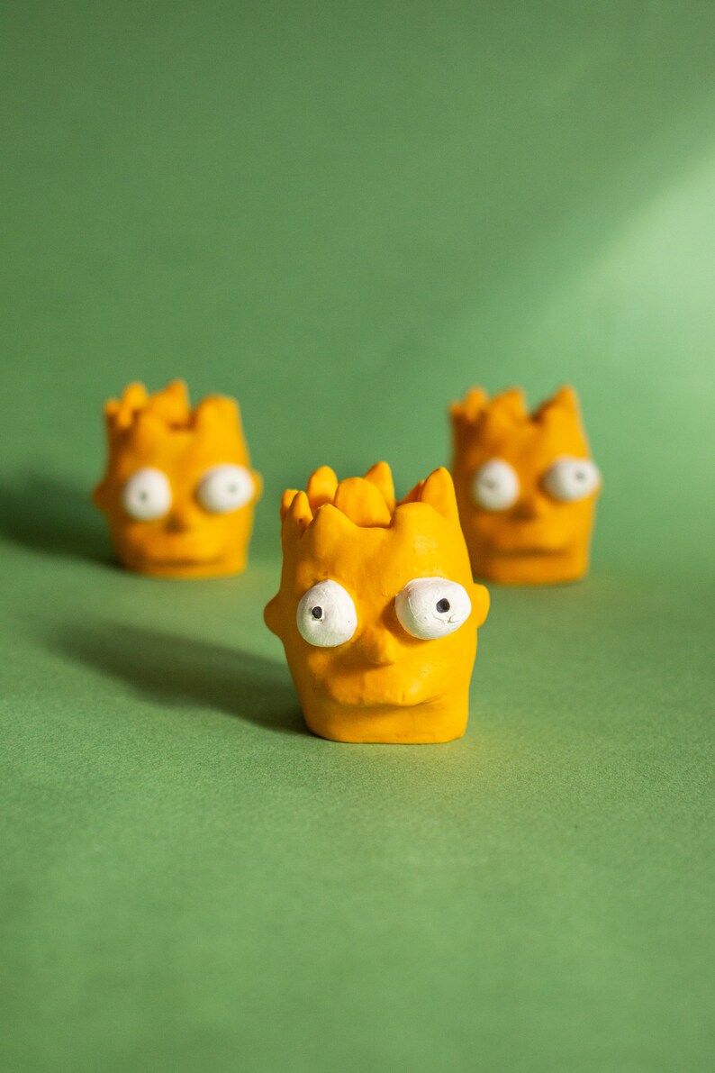 BORT! —— Bart Simpson Figurine, Toy, Sculpture - Etsy