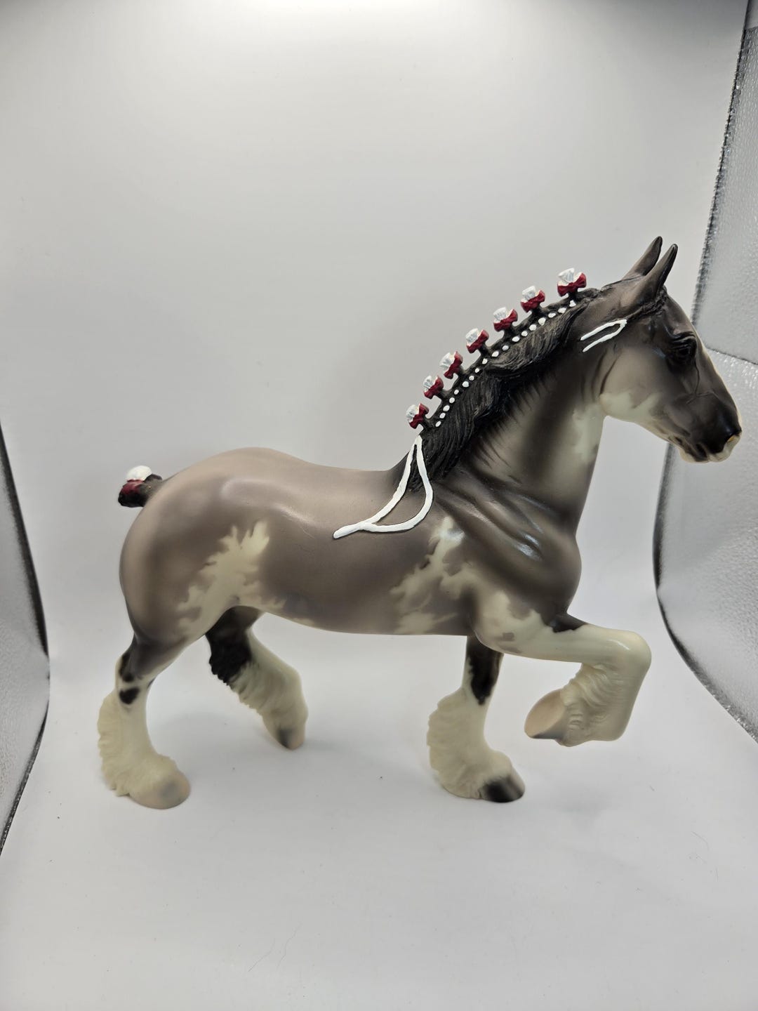 Peter Stone Grulla Sabiano Trotting Draft - Clydesdale - 1990s Model ...