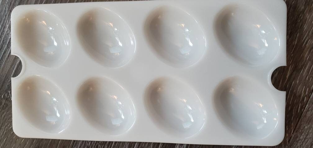 Vintage Tupperware Deviled Egg Inserts Set of 2 665 - Etsy