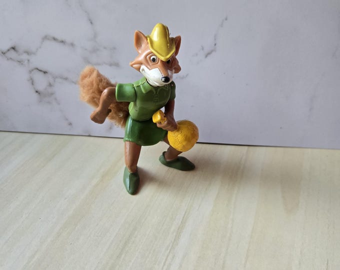 Robin Hood Figure Disney Cartoon Animation - Vintage Rare - Etsy