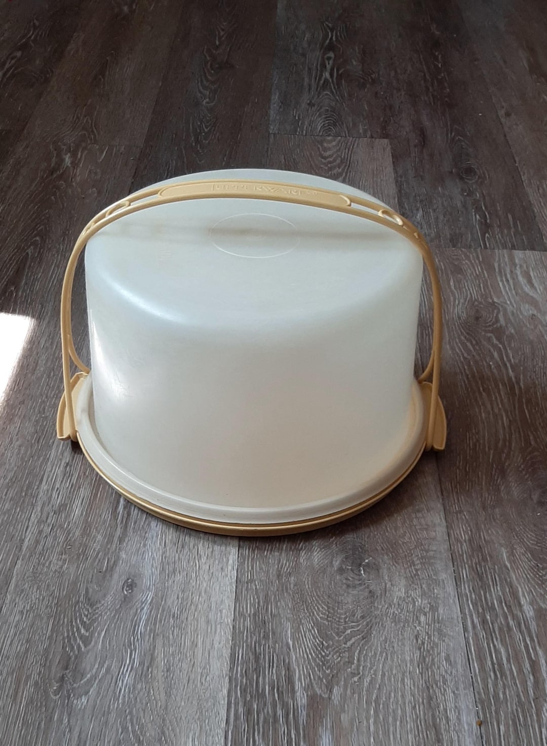 Tupperware Tier Pie Cake Carrier Transport With Handle Vintage Storage ...