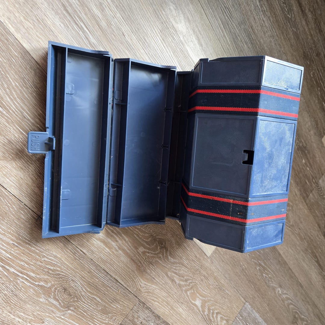 Rolykit Tool Box Blue - Roll-up Storage Craft Beads Tools Wrenches ...