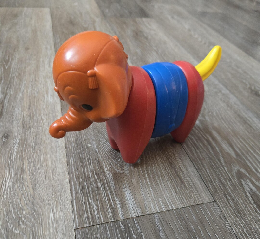 Tupperware Toys Elephant - Pretend Play - Classic Toy - Zoo Animal - Etsy