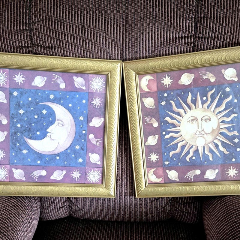 Celestial Wall Art 90s - Etsy