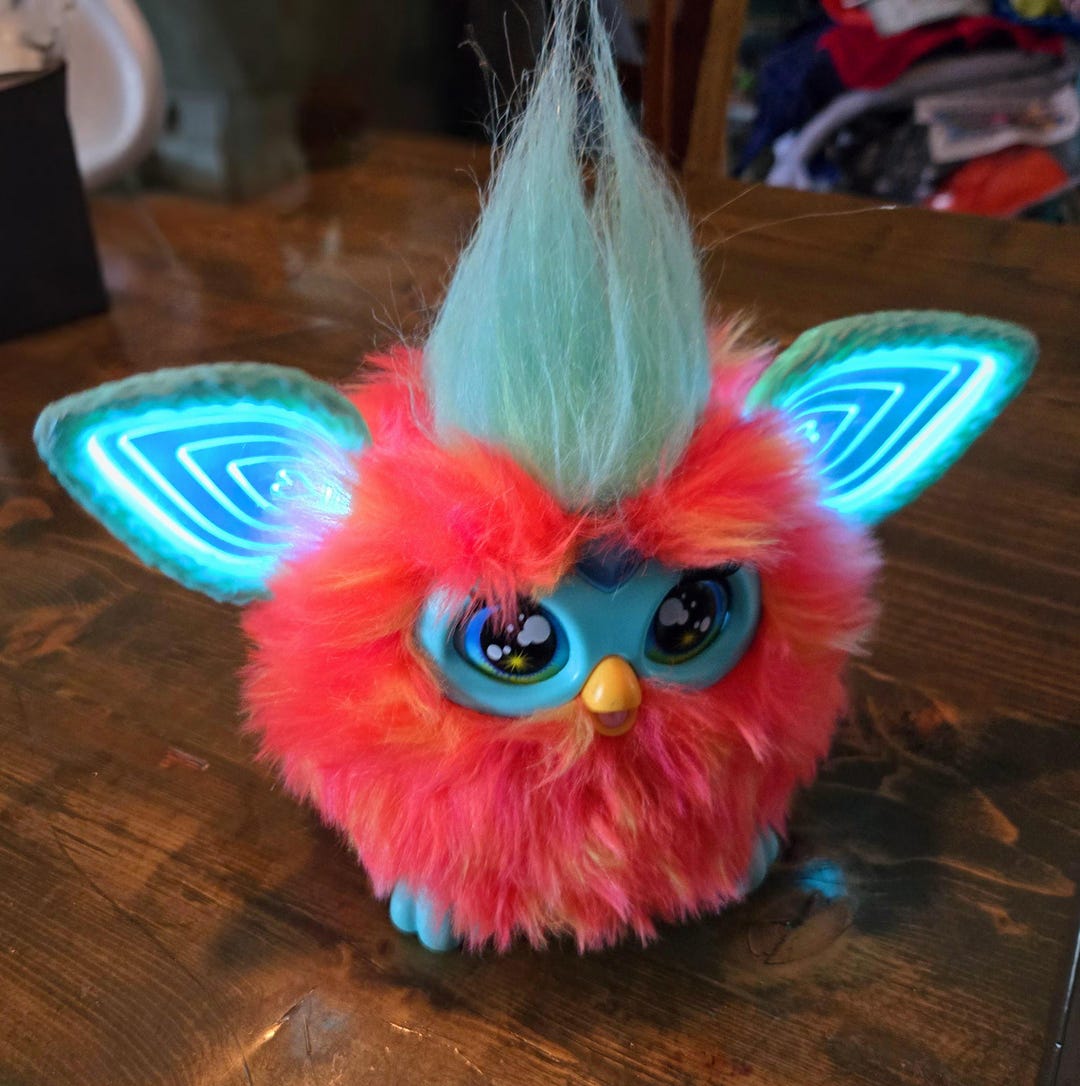 Furby Boom Funniest Interactive Talking Furby - Pink Teal Orange Fur ...
