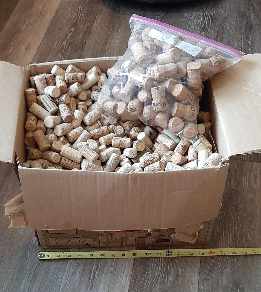 Craft Wine Corks Gigantic Box Used Wine Corks, All Natural Corks ...