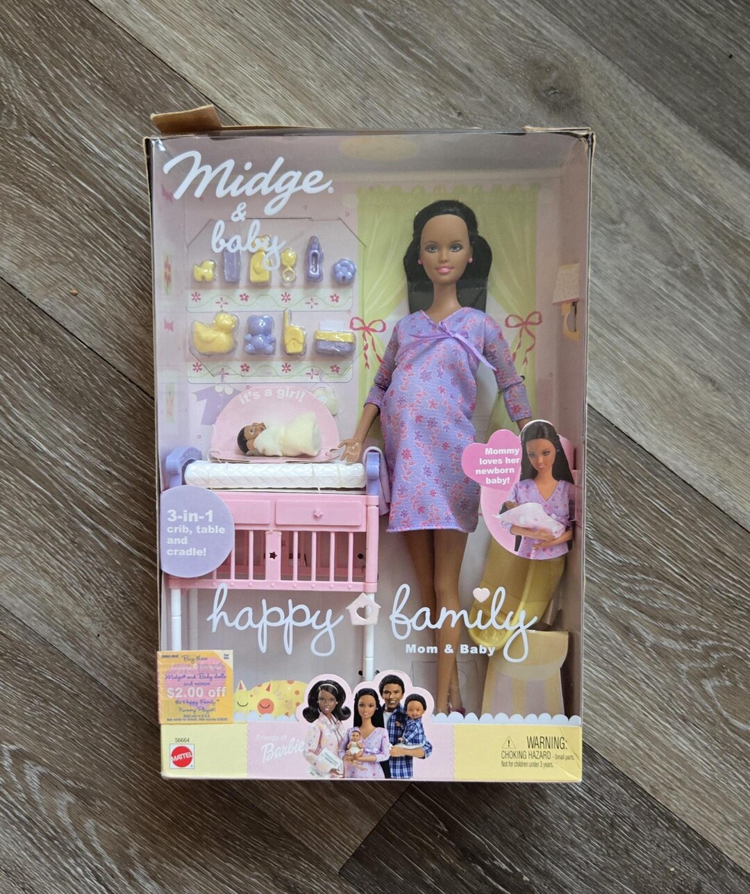 Midge and Baby Barbie Original Box New Old Stock - Rare Happy Family ...