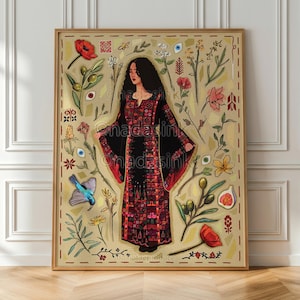 Palestinian Mosaic - Art Print | Palestine Art | Palestinian Women ...