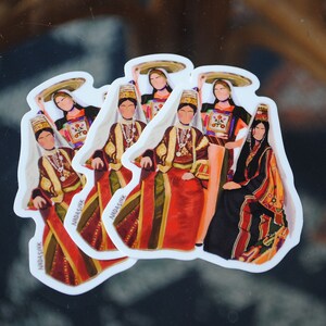 Palestinian Women Sticker | Vinyl & Waterproof, 3 Inches | Palestine ...