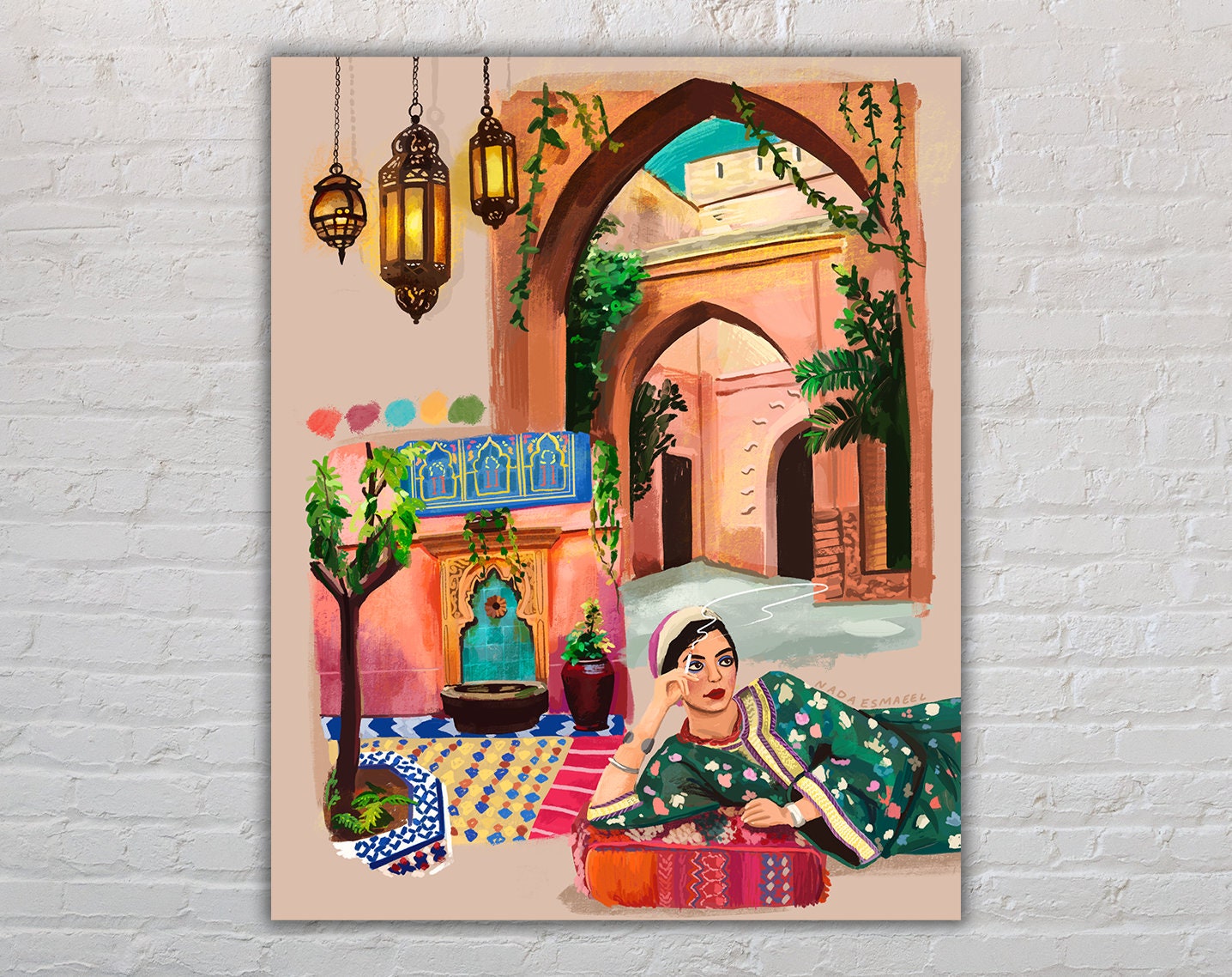 Marrakech Art Print Morocco Art - Etsy