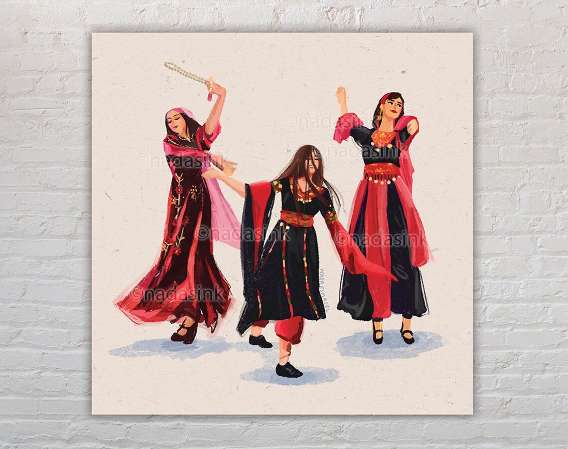 Dabke - Art Print - Etsy