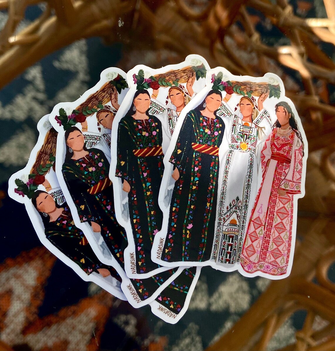 Palestinian Women Sticker Vinyl & Waterproof 3 X - Etsy